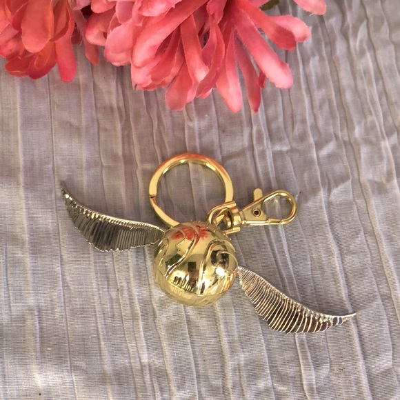 Warner Bros. | Toys | Harry Potter Golden Snitch Keychain Quidditch ...